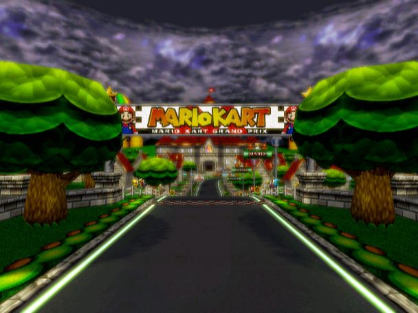 Midnight Rush (Mario Circuit Texture) - Custom Mario Kart