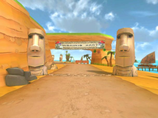BKMR Moai Mountain - Custom Mario Kart
