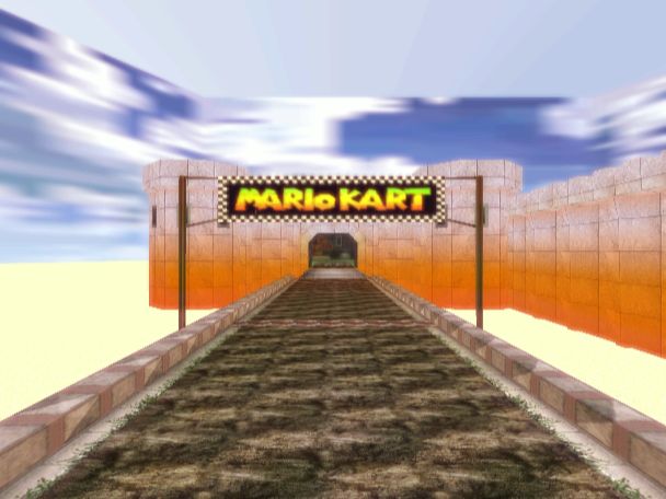 SuperSmash Stage 5 (N64 Bowser's Castle Texture) - Custom Mario Kart