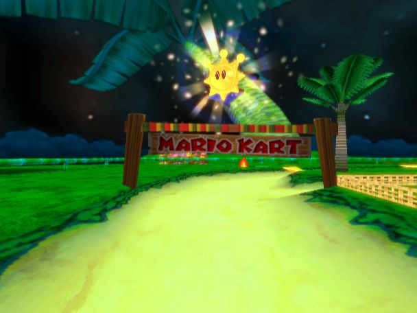 SMS Pianta Village - Custom Mario Kart