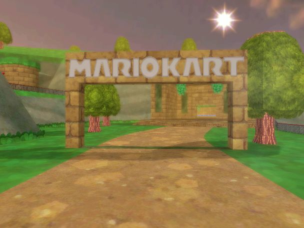 Temple Run (Blizzard's Rise Texture) - Custom Mario Kart