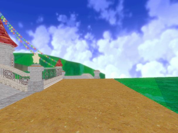 SMG2 Peach Castle Night Planet - Custom Mario Kart