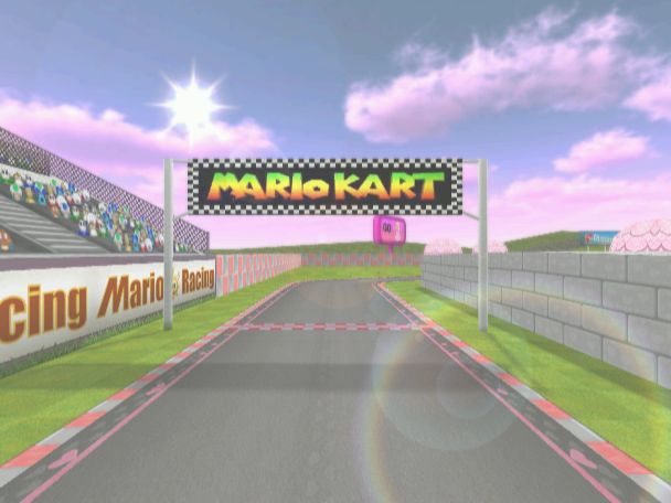 Peach Speedway (N64 Mario Raceway Texture) - Custom Mario Kart