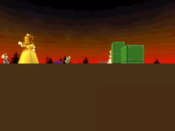 Bowser Plaza (Block Plaza Texture) - Custom Mario Kart