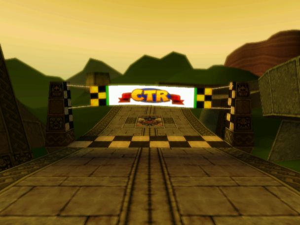 CTR Papu's Pyramid - Custom Mario Kart