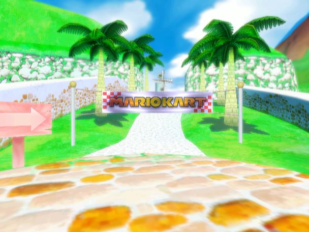 SMS Bianco Hills - Custom Mario Kart