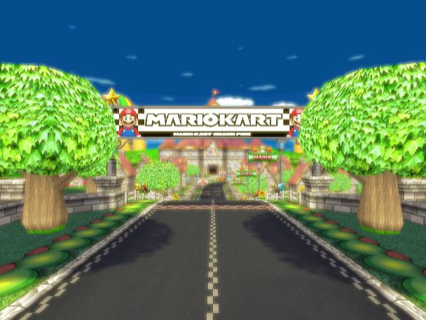 Mario Circuit HD (Mario Circuit Texture) (koolkreate) - Custom Mario Kart
