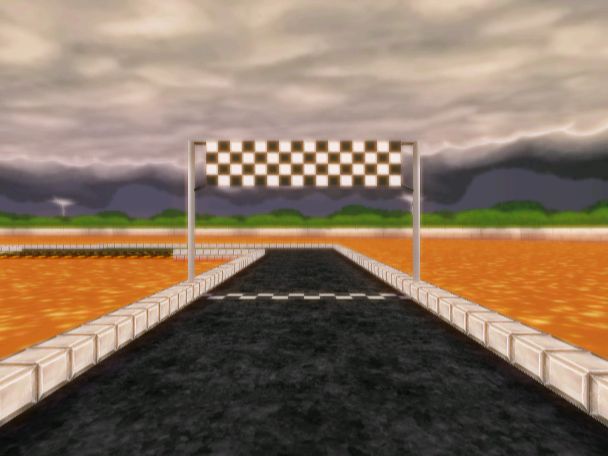 Lava Garden (GBA Bowser Castle 3 Texture) - Custom Mario Kart
