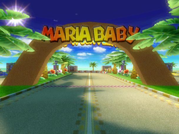 Translated Coconut Mall R (Coconut Mall Edit) - Custom Mario Kart