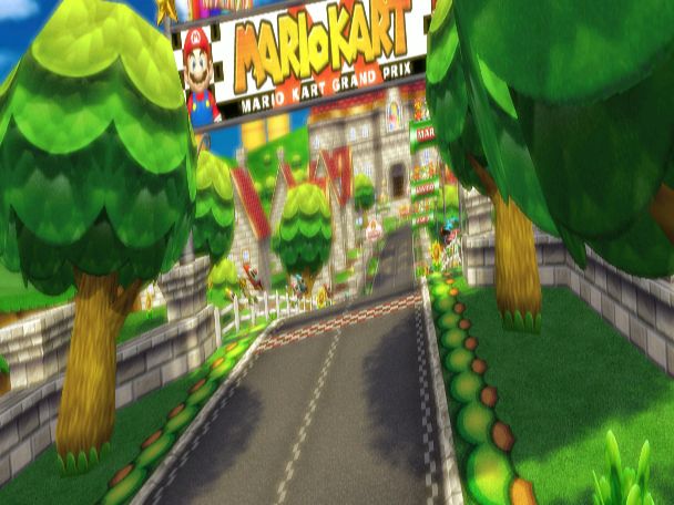 Weird Mario Circuit (Mario Circuit Edit) - Custom Mario Kart