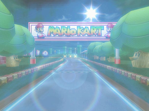 Aura Raceway (GCN Mario Circuit Texture) - Custom Mario Kart