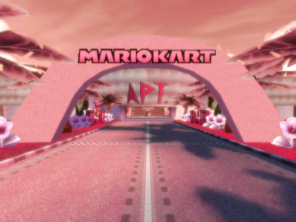 APT. Mall (Coconut Mall Texture) - Custom Mario Kart