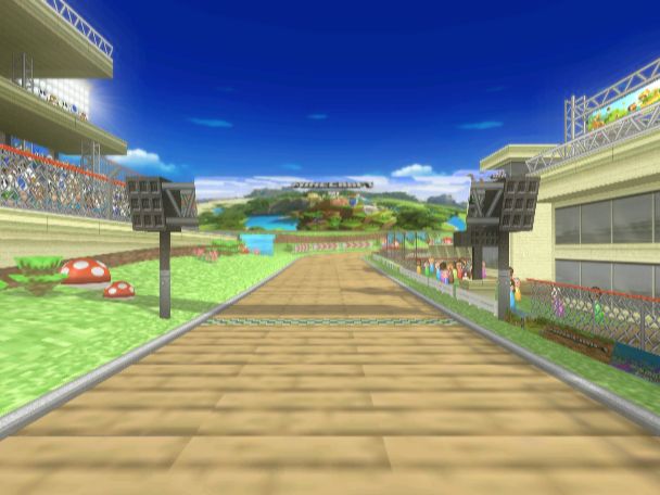 Minecraft Circuit (Luigi Circuit Texture) - Custom Mario Kart