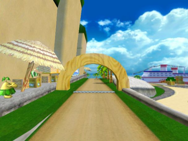 Cheep Cheep Beach (GCN Peach Beach Texture) - Custom Mario Kart
