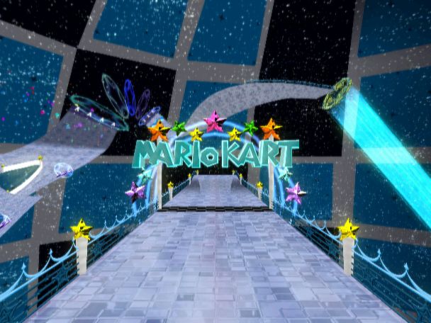 Untitled 2 (Rainbow Road Texture) - Custom Mario Kart