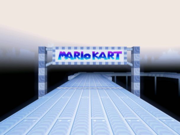SNES Inverted Valley (SNES Ghost Valley 2 Texture) - Custom Mario Kart