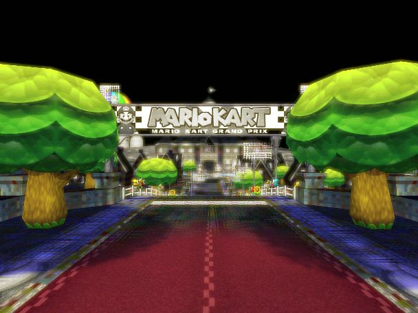 Personalized Mario Circuit Demo December 2007 (Mario Circuit Texture ...