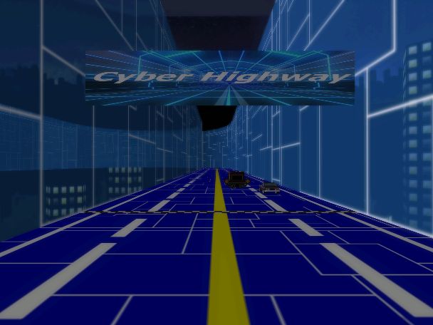 Cyber Highway - Custom Mario Kart