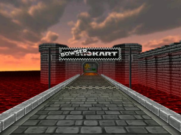 Chronomatic Castle (N64 Bowser's Castle Texture) - Custom Mario Kart