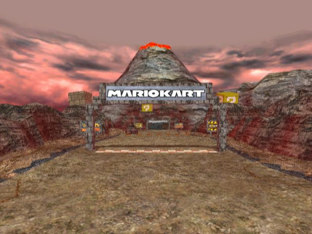 Magmatic Crumble (Grumble Volcano Texture) - Custom Mario Kart