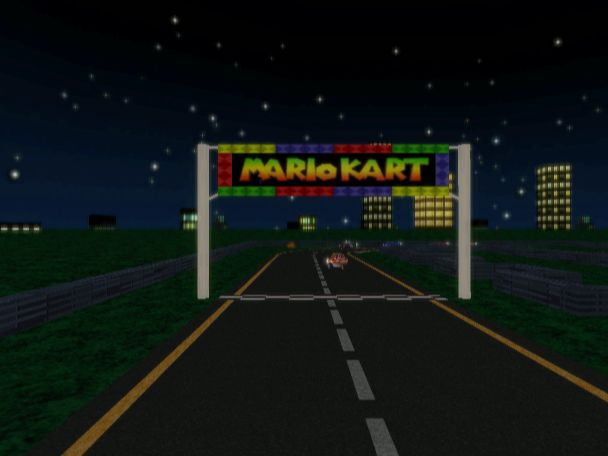Mario City (SNES Mario Circuit 3 Edit) - Custom Mario Kart