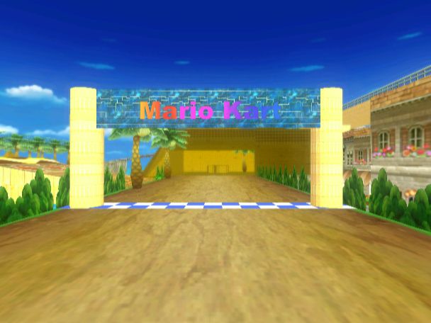 Tropical Island - Custom Mario Kart