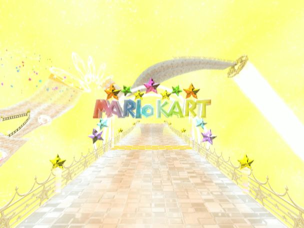 Heaven's Path (Rainbow Road Texture) - Custom Mario Kart