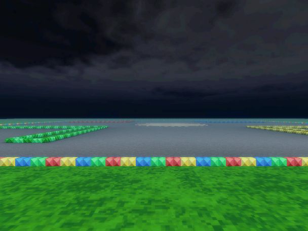 Rainy GBA Battle Course 3 (GBA Battle Course 3 Texture) - Custom Mario Kart