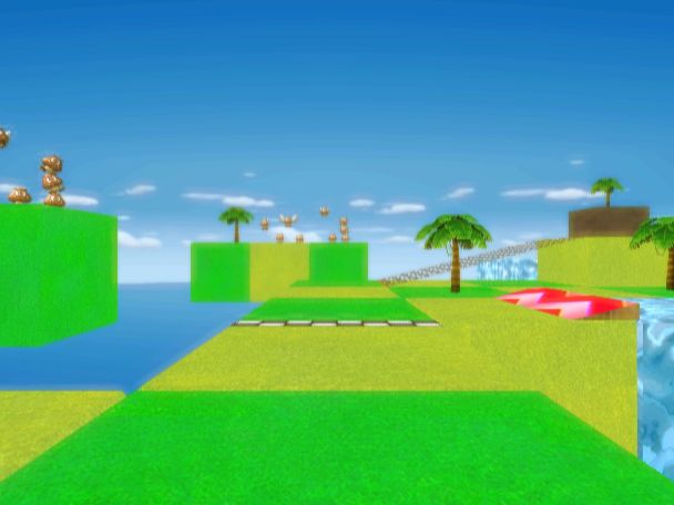 Codename: FLOATING GRASS BLOCKS - Custom Mario Kart