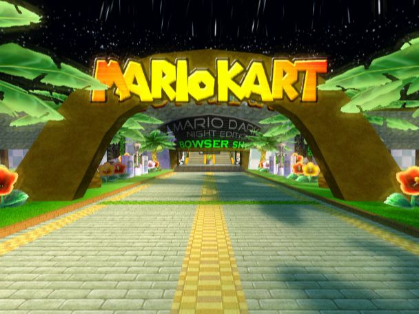 Bowser's Shop (Coconut Mall Texture) (NinYoda1) - Custom Mario Kart