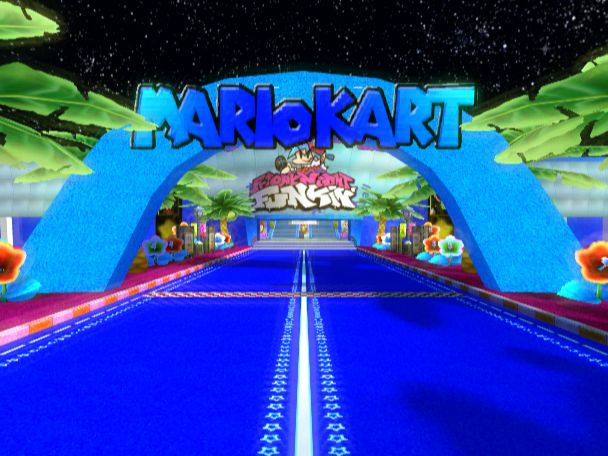Friday Night Funkin' Week 5 Mall (Coconut Mall Texture) - Custom Mario Kart