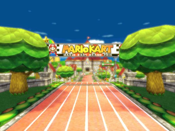 Mario Track (Mario Circuit Texture) - Custom Mario Kart
