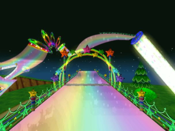 Metaljaripower Road (Rainbow Road Texture) - Custom Mario Kart