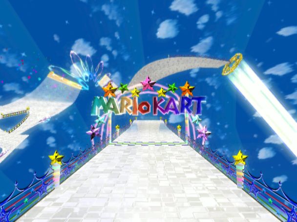 Untitled 3 (Rainbow Road Texture) - Custom Mario Kart