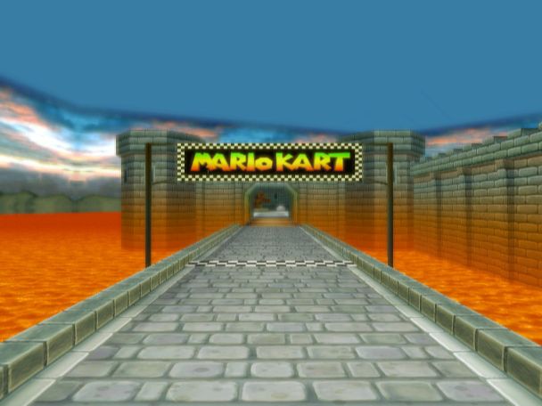 N64 Winter Bowser's Castle (N64 Bowser's Castle Texture) - Custom Mario ...