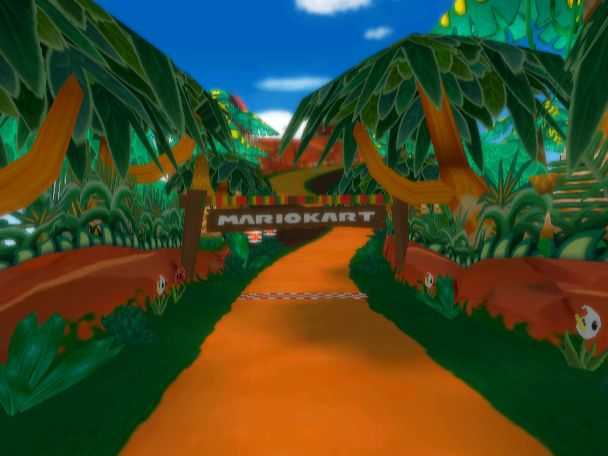 MK8DX DK Mountain (GCN DK Mountain Edit) - Custom Mario Kart