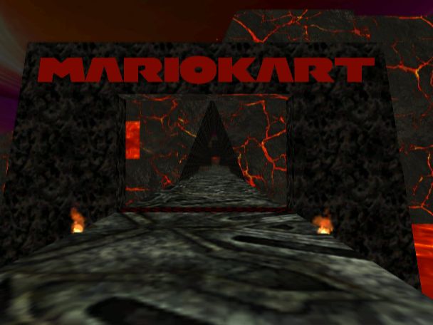 Volcano Circuit - Custom Mario Kart