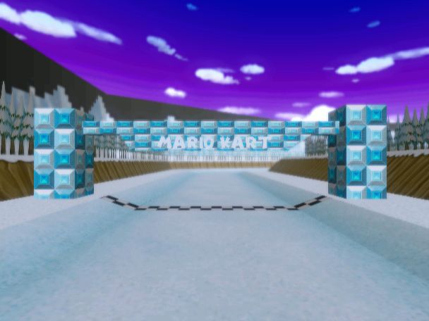 GBA Snow Land (Floyd) - Custom Mario Kart