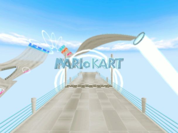 Sky Road (Rainbow Road Texture) (xMeap826) - Custom Mario Kart