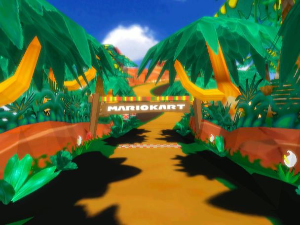 MK8DX DK Mountain (GCN DK Mountain Edit) - Custom Mario Kart