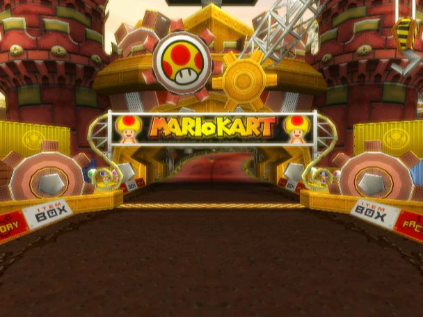 Mega Toad's Factory (Toad's Factory Texture) - Custom Mario Kart