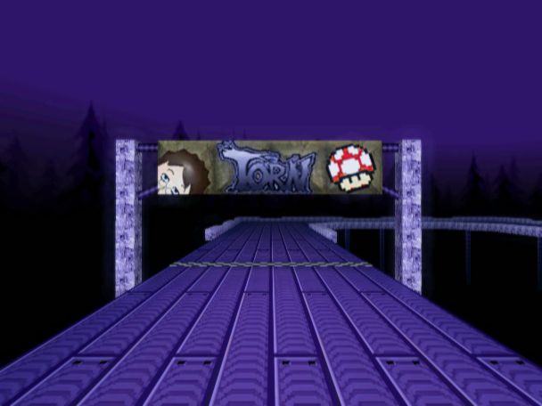 Gastly Valley (SNES Ghost Valley 2 Texture) - Custom Mario Kart