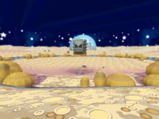 X-Naut's Moon Crater (Thwomp Desert Texture) - Custom Mario Kart
