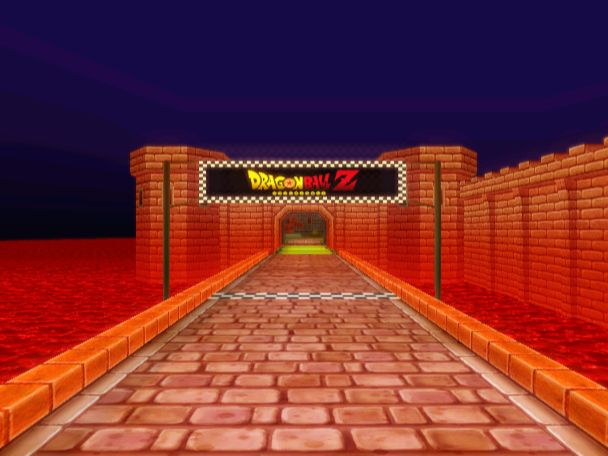 DBZ Castle (N64 Bowser's Castle Texture) - Custom Mario Kart
