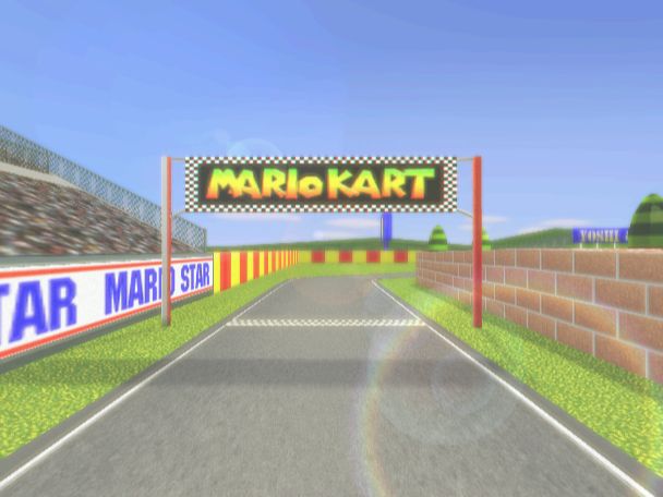N64 N64 Mario Raceway (N64 Mario Raceway Texture) - Custom Mario Kart