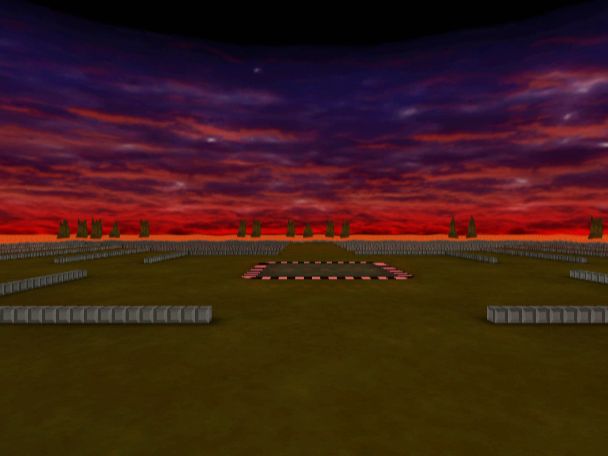 Volcanic Battle Maze (SNES Battle Course 4 Texture) - Custom Mario Kart