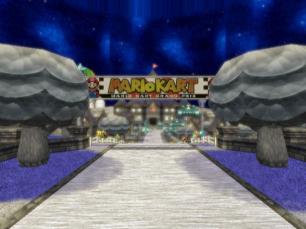 Metal Mario Circuit (Mario Circuit Texture) (Midowned1) - Custom Mario Kart