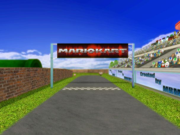 N64 Mario Raceway HD R (N64 Mario Raceway Edit) - Custom Mario Kart