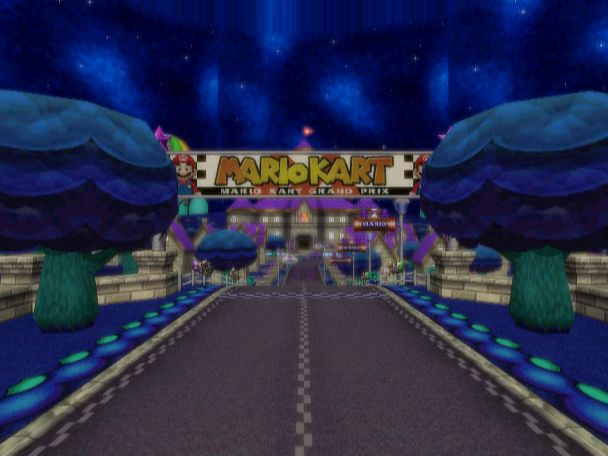 Purpleway (Mario Circuit Texture) - Custom Mario Kart