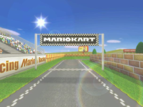 N64 Mario Raceway Remaster (N64 Mario Raceway Texture) - Custom Mario Kart